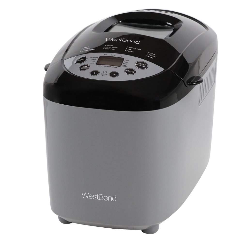 West Bend Hi-Rise Bread Maker with 12 Preset Digital Controls, 3 lb ...